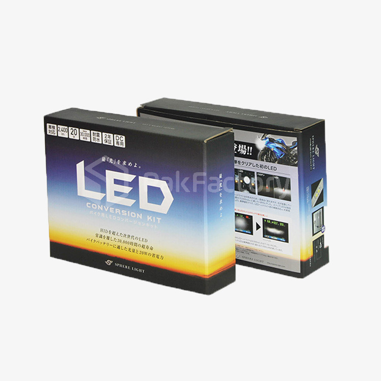 Custom Auto LED corrugated packaging boxes | PakFactory