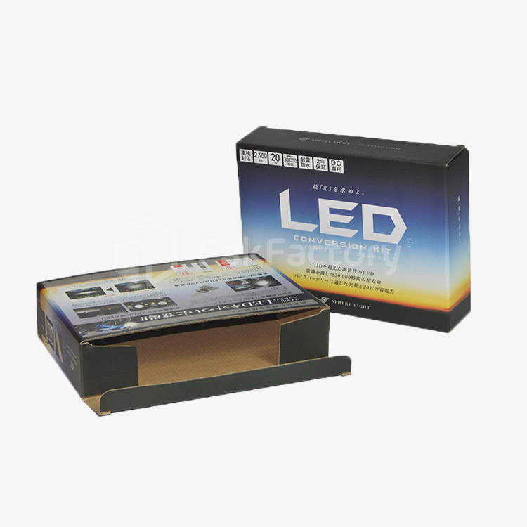 Custom Auto LED corrugated packaging boxes | PakFactory