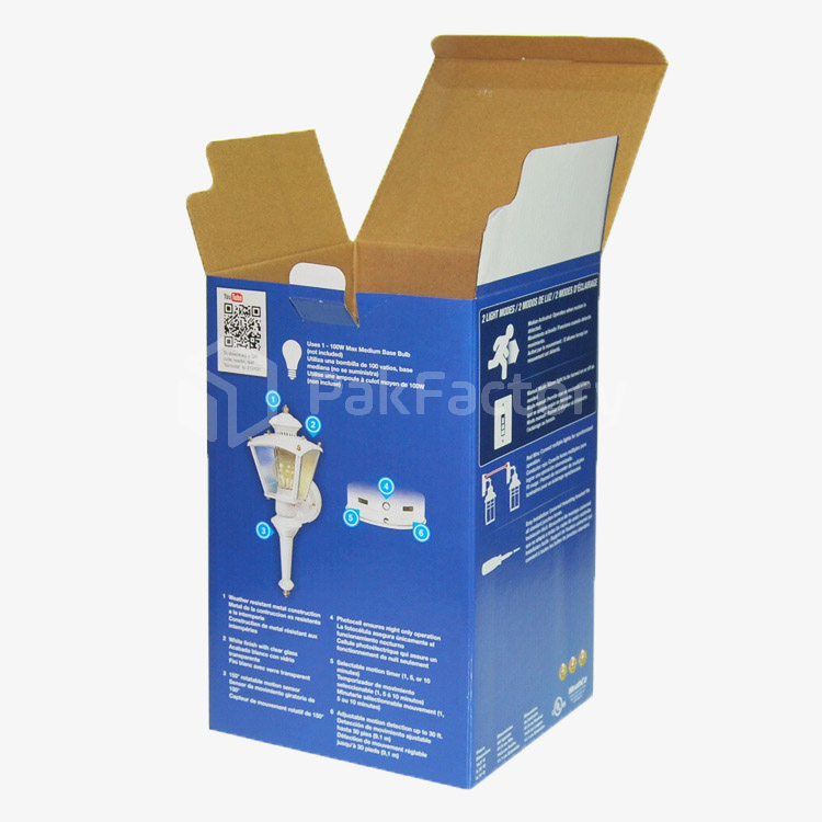 Outdoor Wall Lantern Packaging Boxes