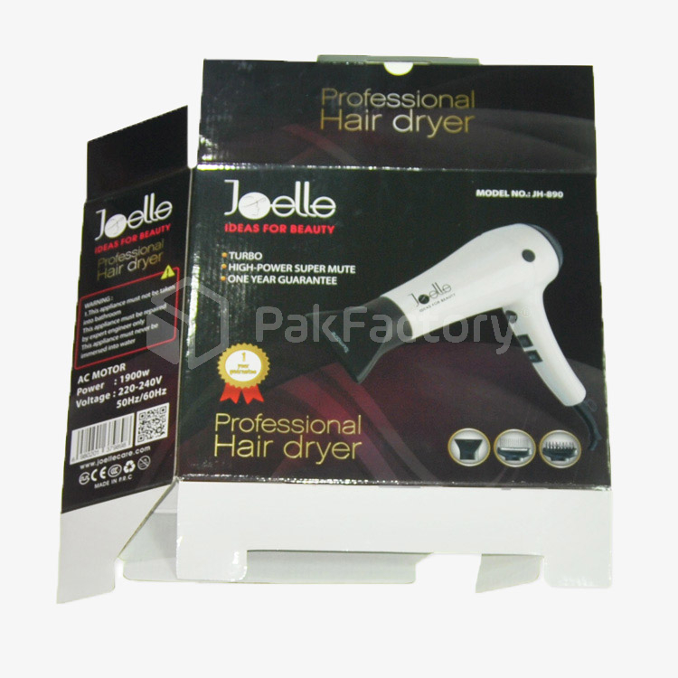 Hair Dryer Packaging Boxes