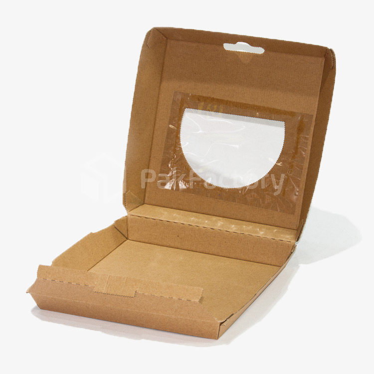 Corrugated Burger Boxes with Window Film