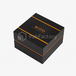 Custom Luxury Watch Box With Leather Box Insert | PakFactory®