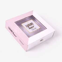 Custom Rigid Gift Boxes with Partial Cover | PakFactory®