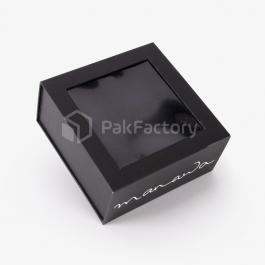Custom Rigid Box with Window | PakFactory®