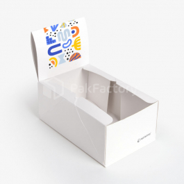 Custom 4 Coner Display Boxes | PakFactory®