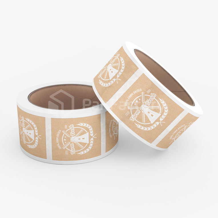 Custom Printed Kraft Paper Labels | PakFactory®