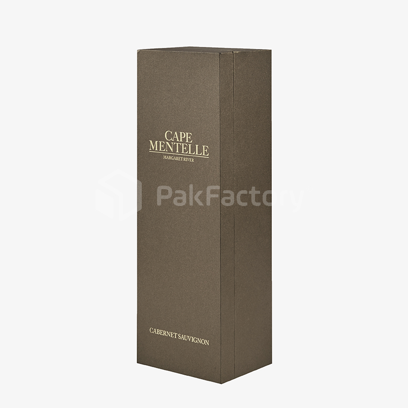 Light Grey Wine Box with Foam Insert