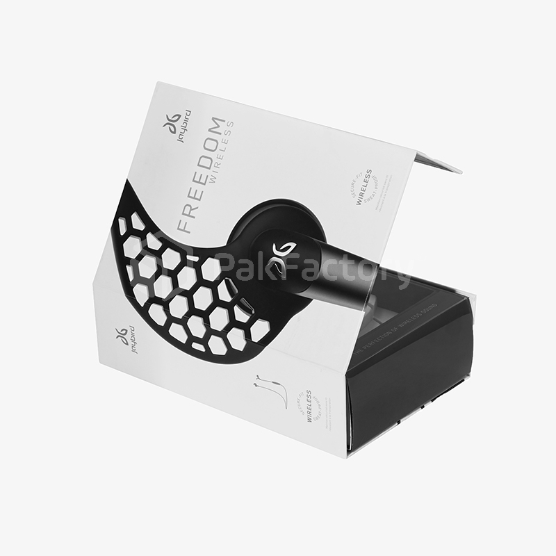 Custom Rigid Earphone Box With Magnetic Closure | PakFactory®