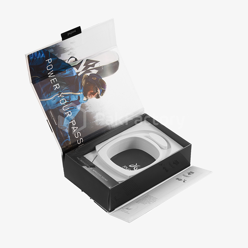 Custom Rigid Earphone Box With Magnetic Closure | PakFactory®