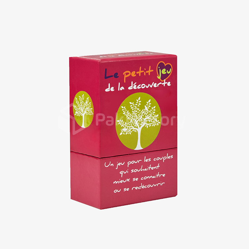 Pink Trivia Lid-off Game Box