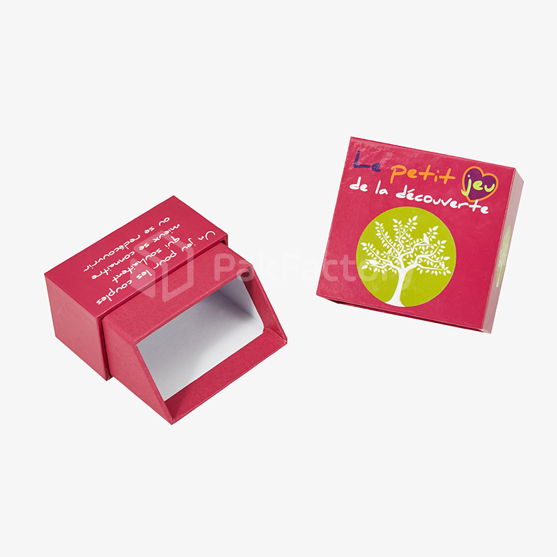 Pink Trivia Lid-off Game Box