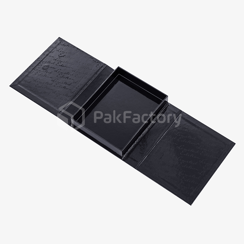 Soft Touch Black Embossed Cigar Box | PakFactory