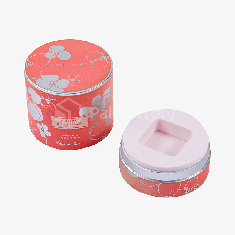 Custom Round Shaped Perfume Box with Insert | PakFactory®