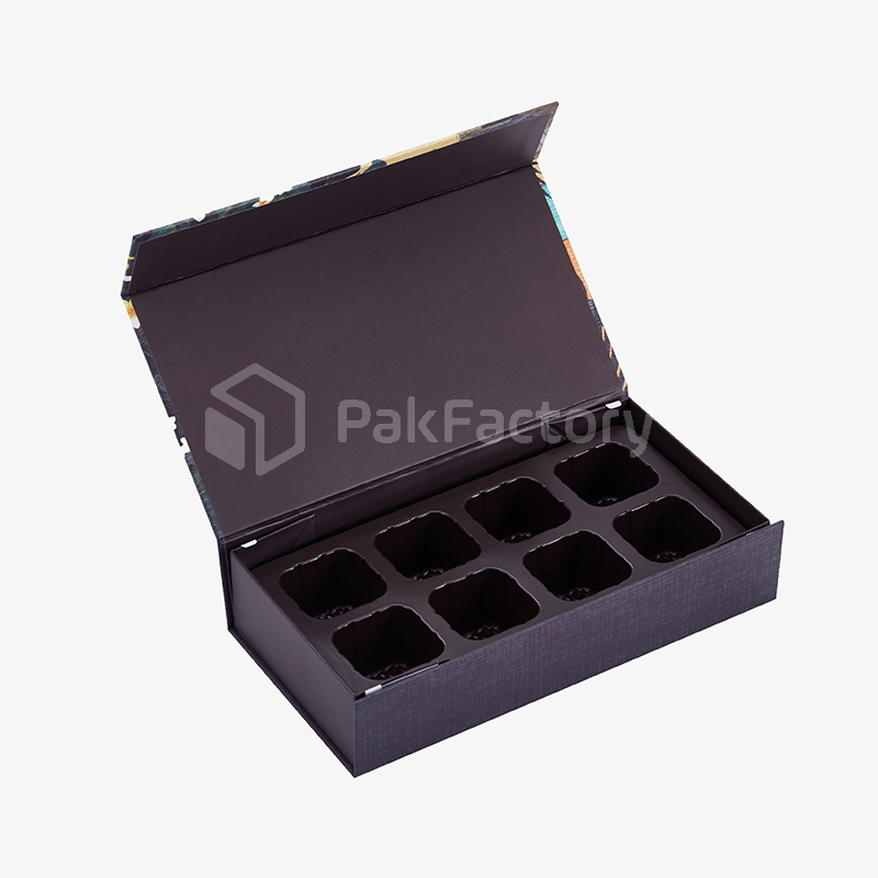 Collapsible Confectionary Box with Blister Insert