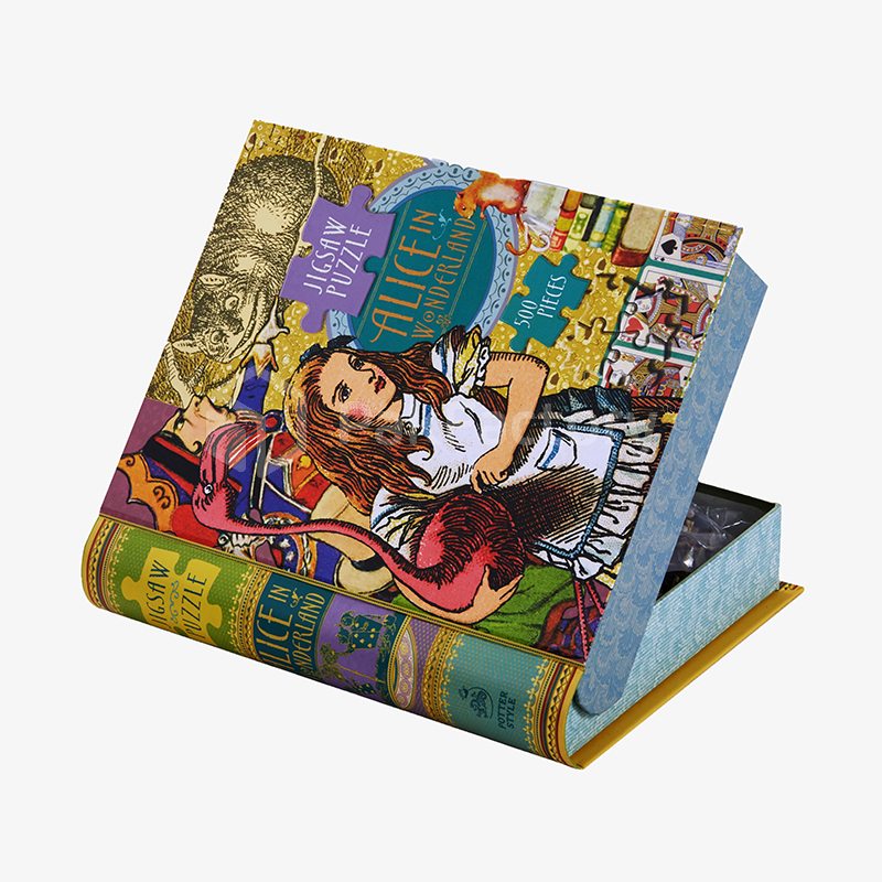 Fantasy Clamshell Puzzle Box with Two Sided Print