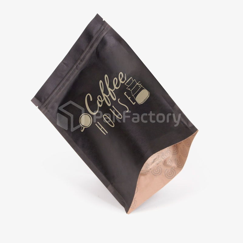 Custom Kraft Paper Coffee Bag with Valve | PakFactory®