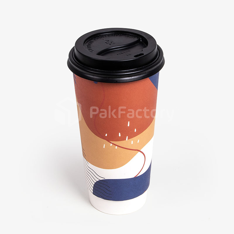 Custom Printed Double Wall Coffee Cups | PakFactory®