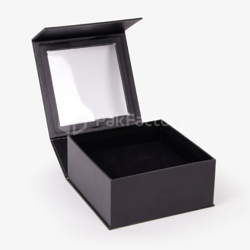 Custom Rigid Box with Window | PakFactory®