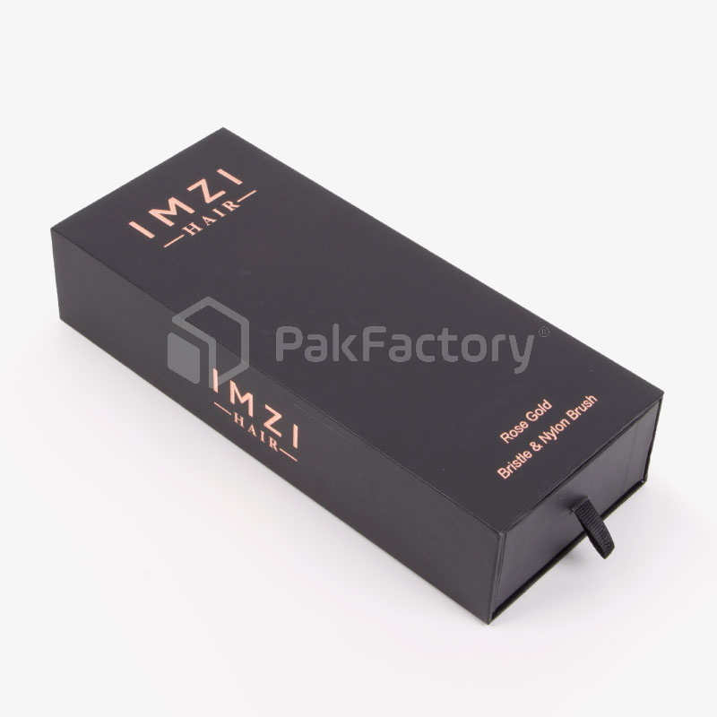 Custom Hair Product Rigid Drawer Style Box | PakFactory®
