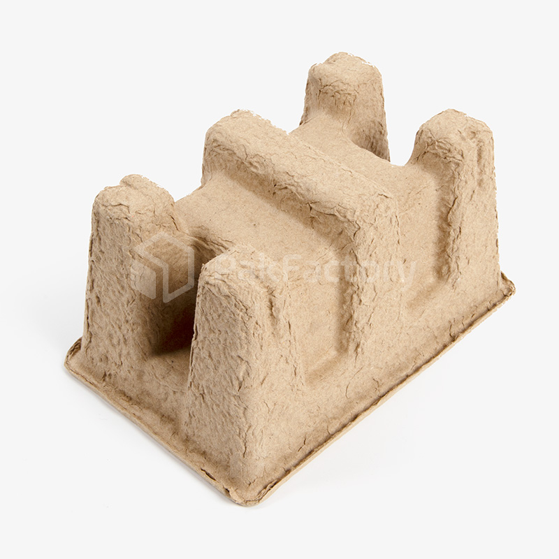 Natural Dry Press Molded Pulp Insert | PakFactory®