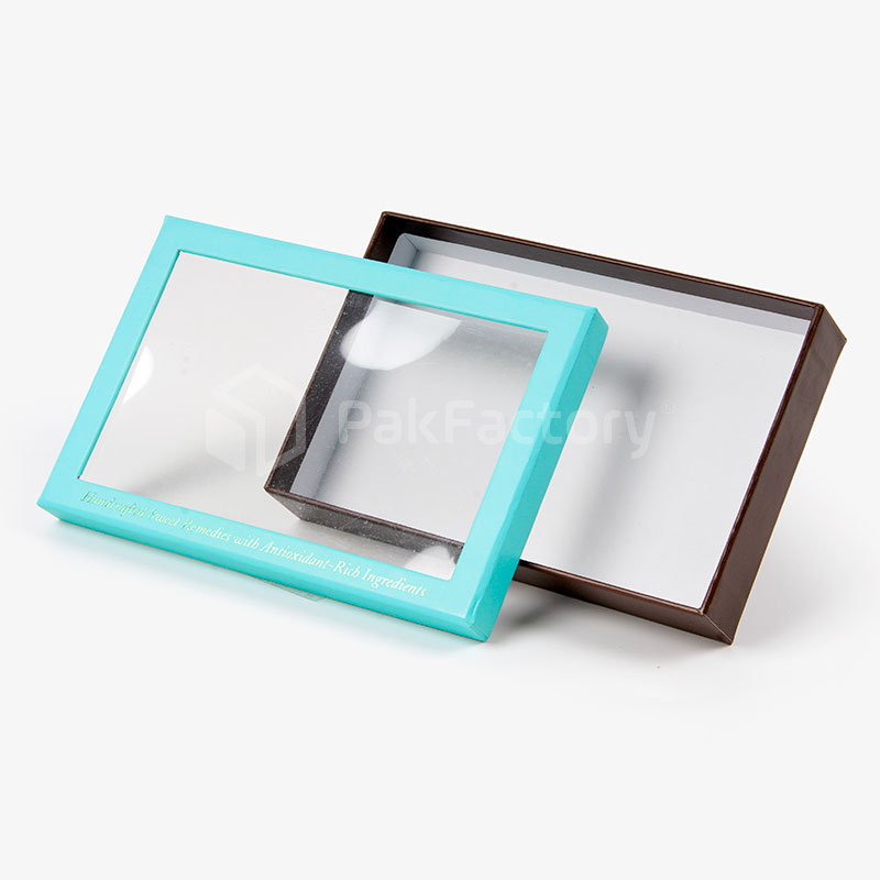 Cardboard Box with Window Lid