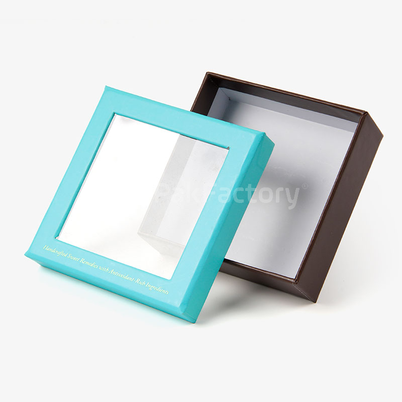 Cardboard Box with Window Lid