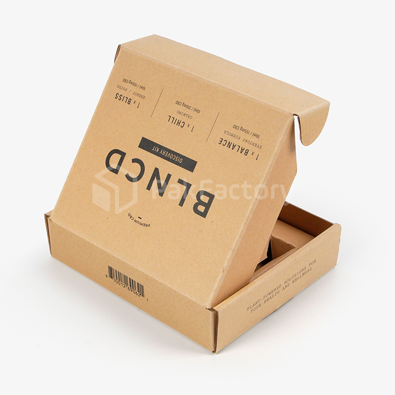 Custom Corrugated Kraft Product Sample Box | PakFactory®
