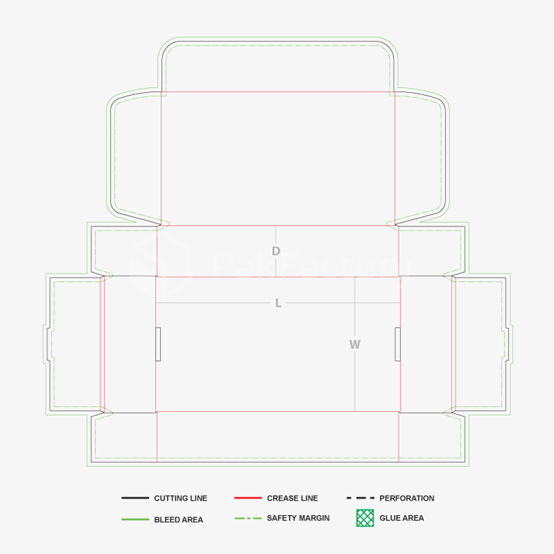 Roll End 3 Flap Lock Corrugated Box | PakFactory®
