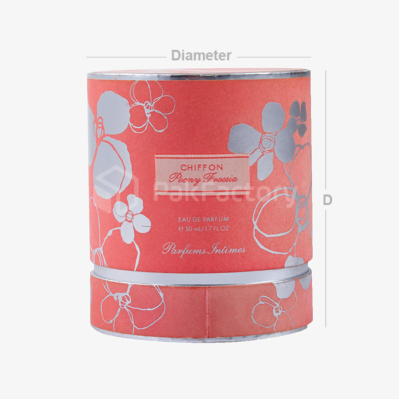 Custom Round Shaped Perfume Box with Insert | PakFactory®