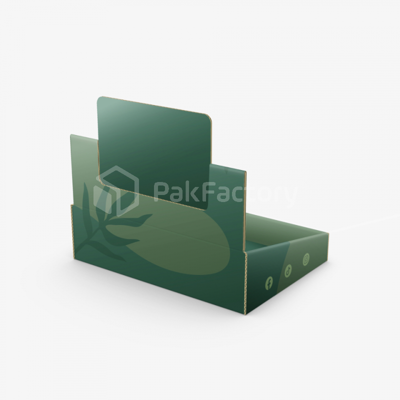 Corrugated Peg Hook Counter Display | PakFactory®