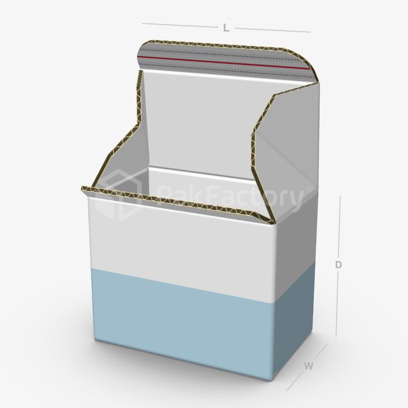 Custom Returnable Postal Box | PakFactory®