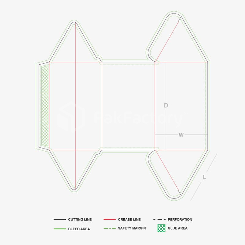 Custom Triangle Mailing Tube | PakFactory®