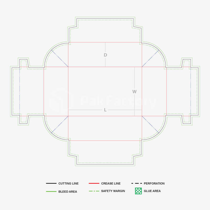 Double Glued Side Wall Tray