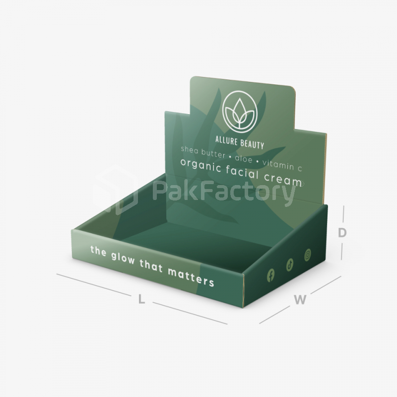 Corrugated Peg Hook Counter Display | PakFactory®