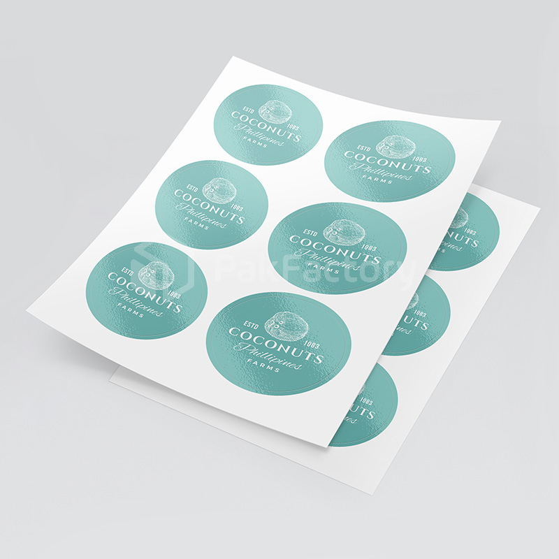 Custom Round Sheet Labels | PakFactory®
