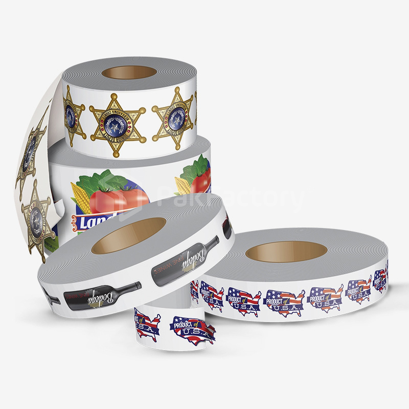 Custom Roll Labels | PakFactory Custom Packaging
