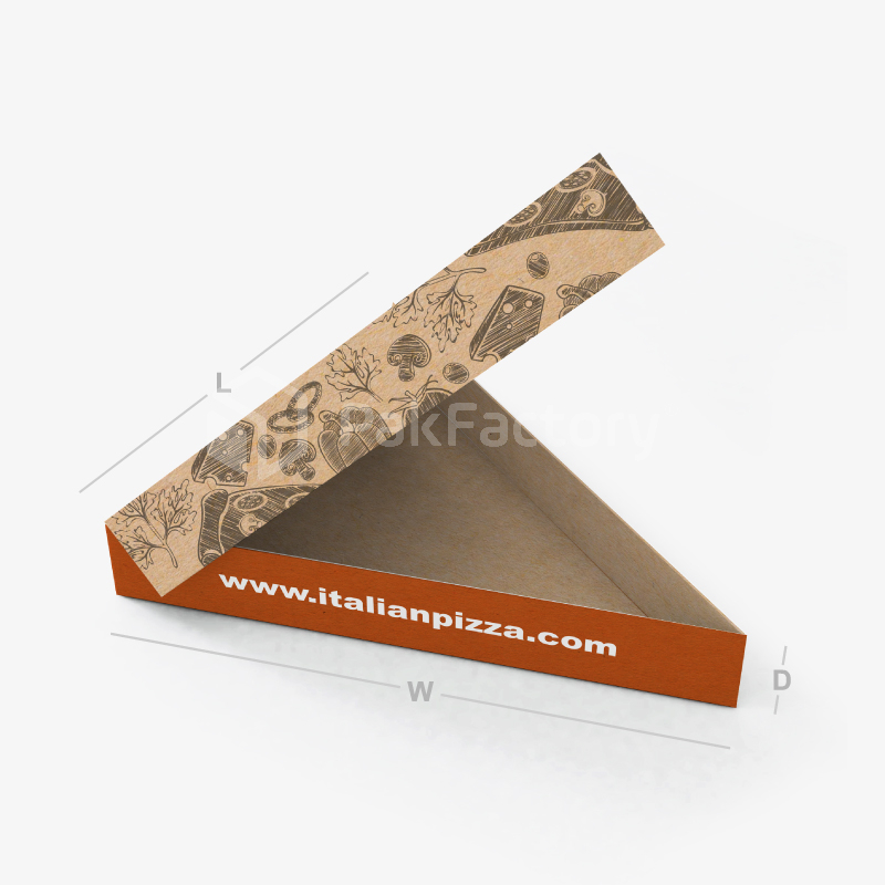 Custom Single Slice Pizza Boxes Pakfactory®
