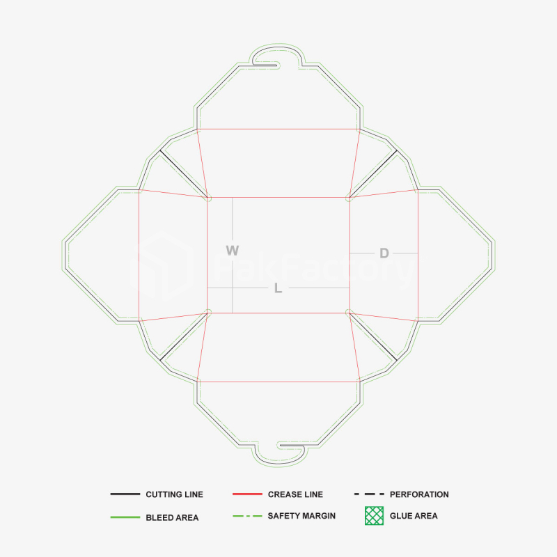 Custom Double Hook Take Out Boxes| PakFactory®