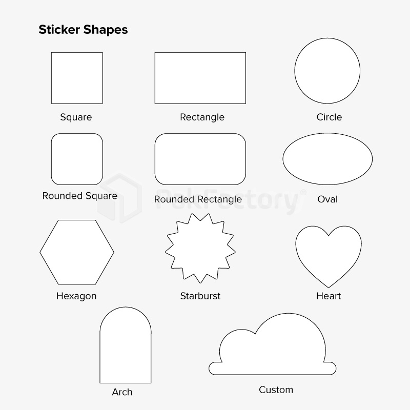 Custom Printed Stickers | PakFactory®