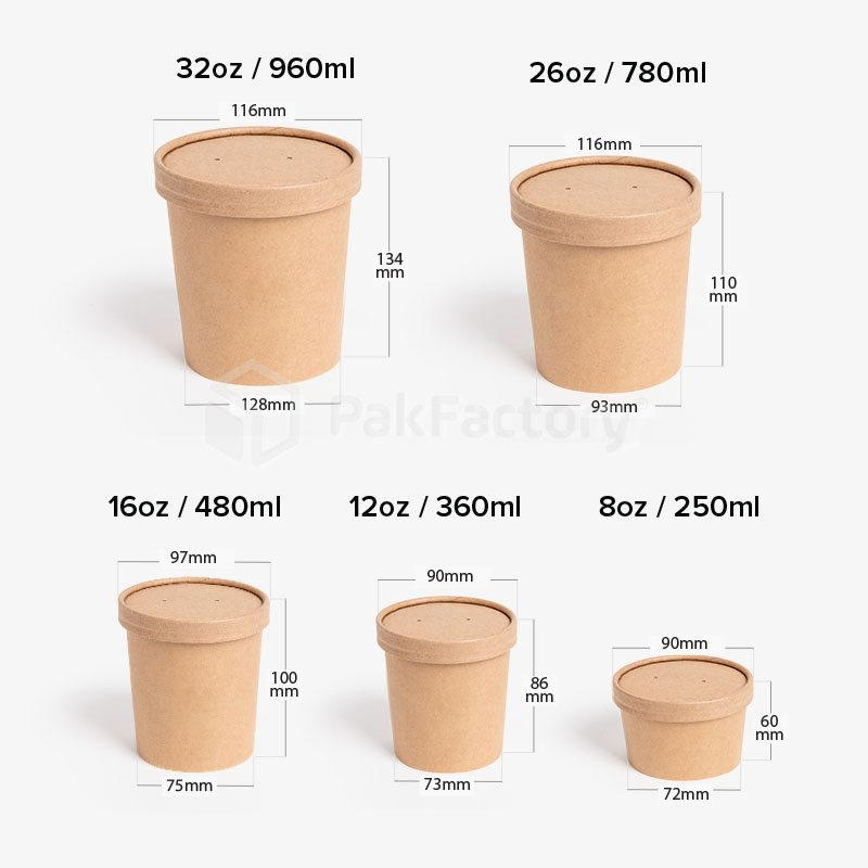 Custom Soup Paper Cups PakFactory Custom Soup Paper Cups PakFactory